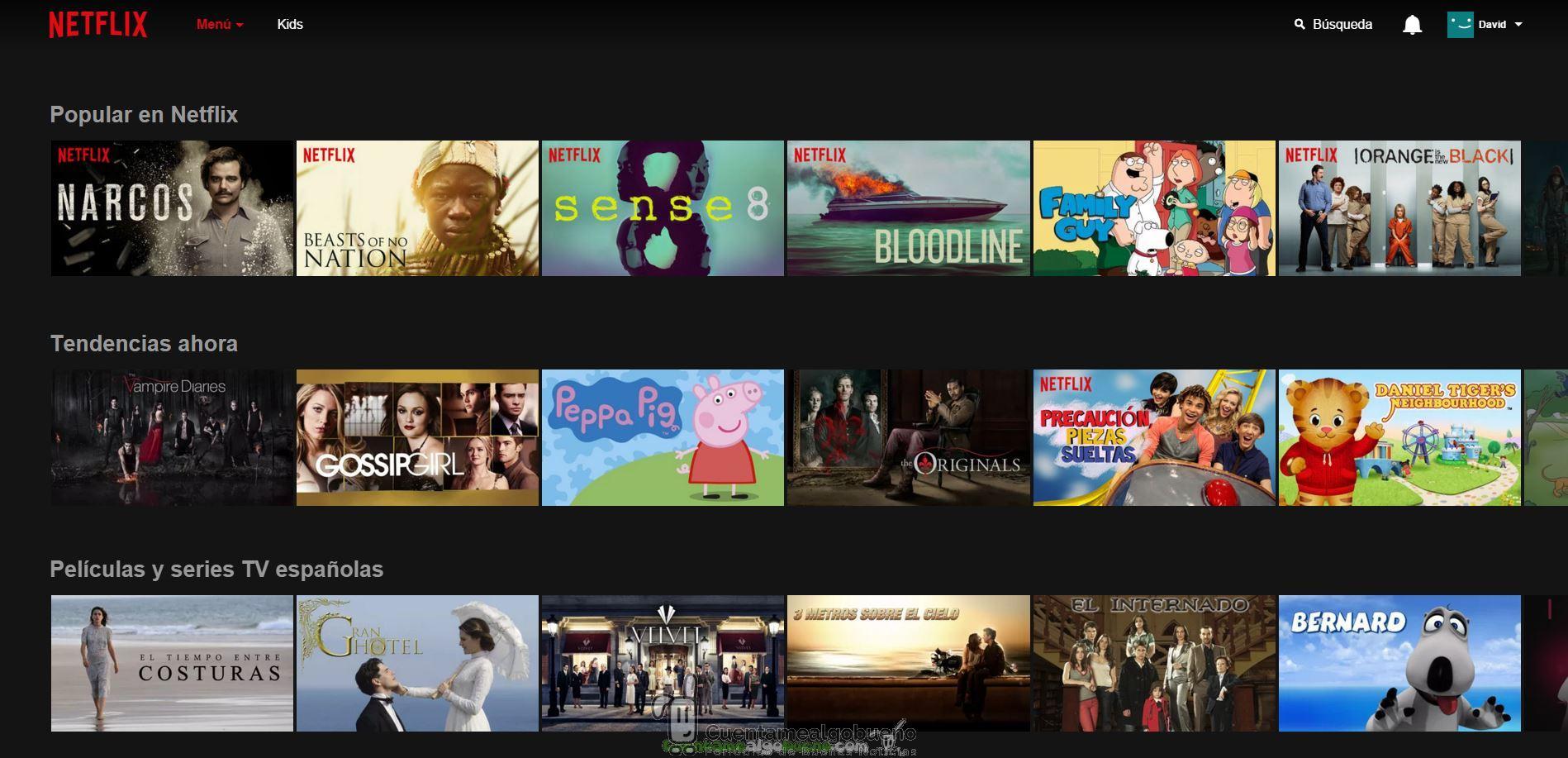 Netflix llega a España - Cuentamealgobueno